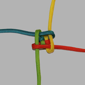 Four strand diamond knot | Useful Knots